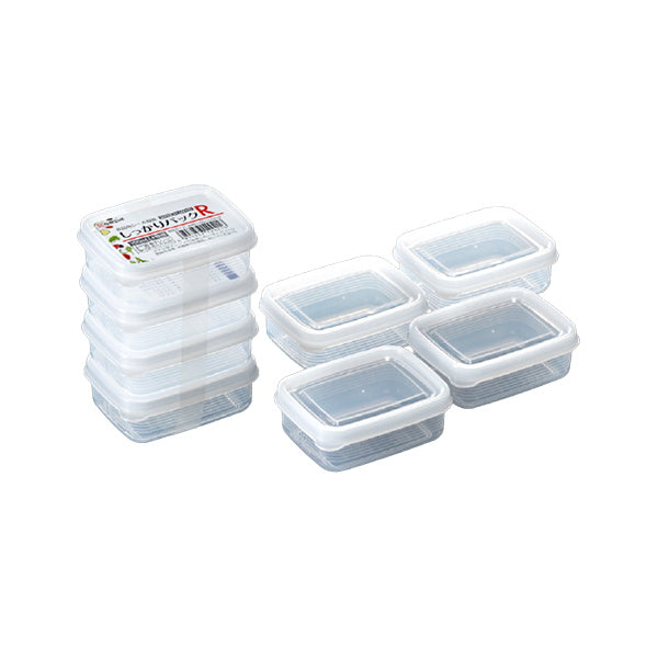 【まとめ買い】しっかりパック R 4P 100ml クリア 食品保存 食品ストックケース 0523/039292 | ワッツ